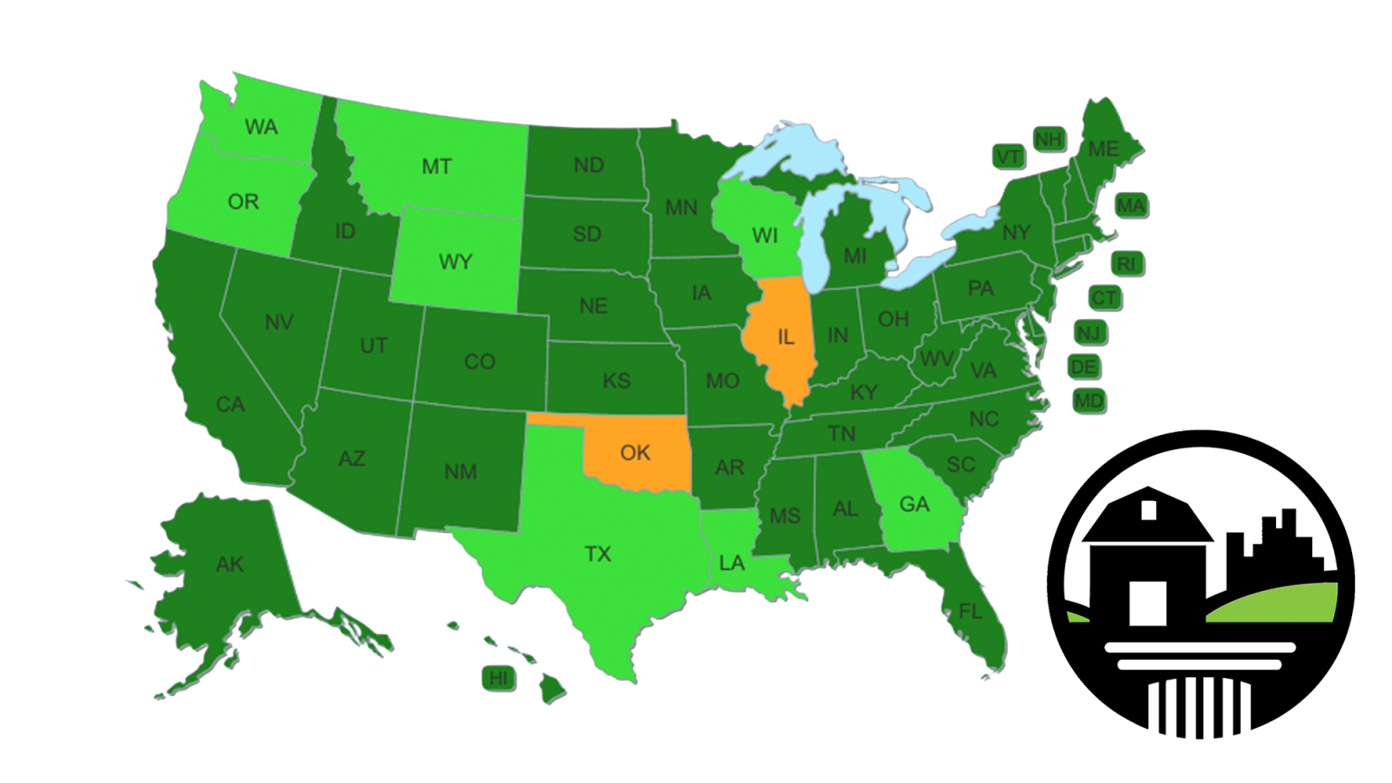 State-by-State Map and Chart Laws - Farm-to-Consumer Legal Defense Fund